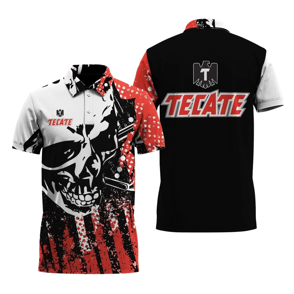 Tecate Skull Legend Polo Shirt | Tecate Golf Shirt