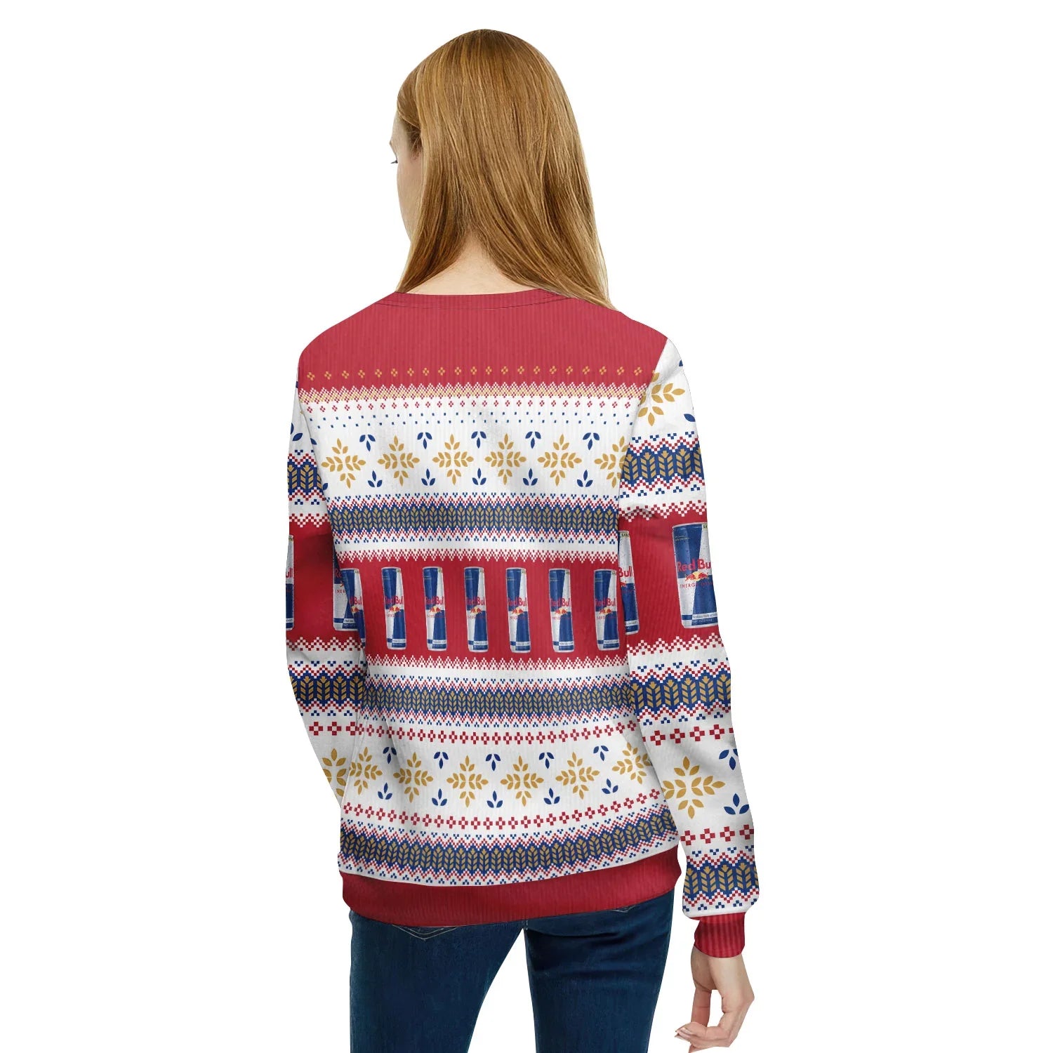 Red Bull Festive Holiday Ugly Sweater | Red Bull Xmas Sweater