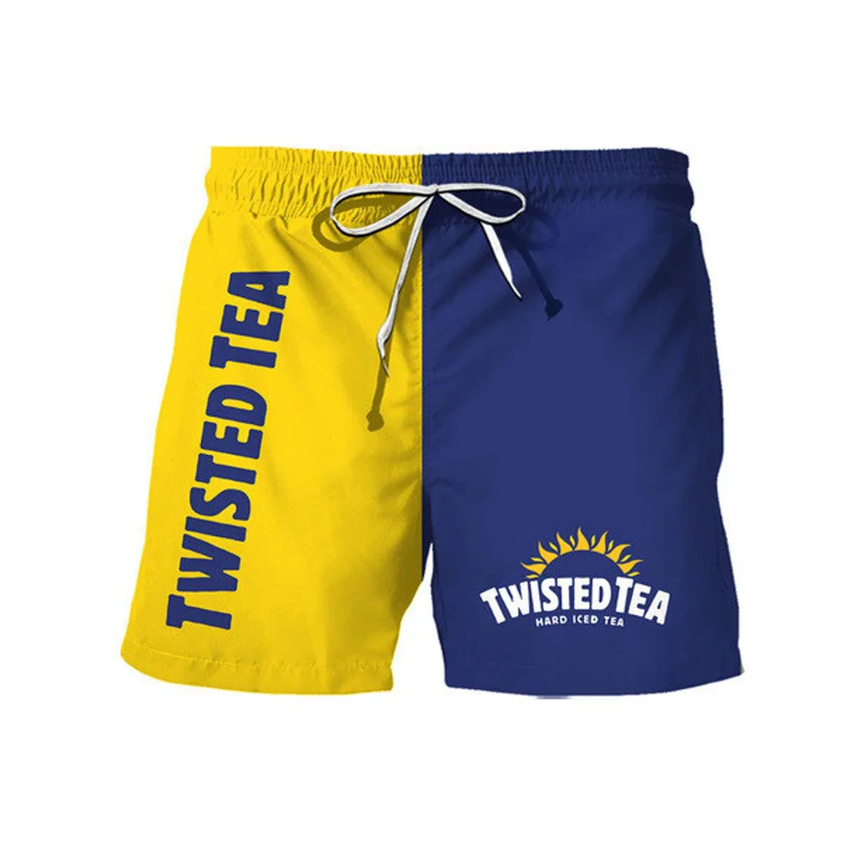 Basic Twisted Tea Swim Trunks | Twisted Tea Hawaiian Shorts