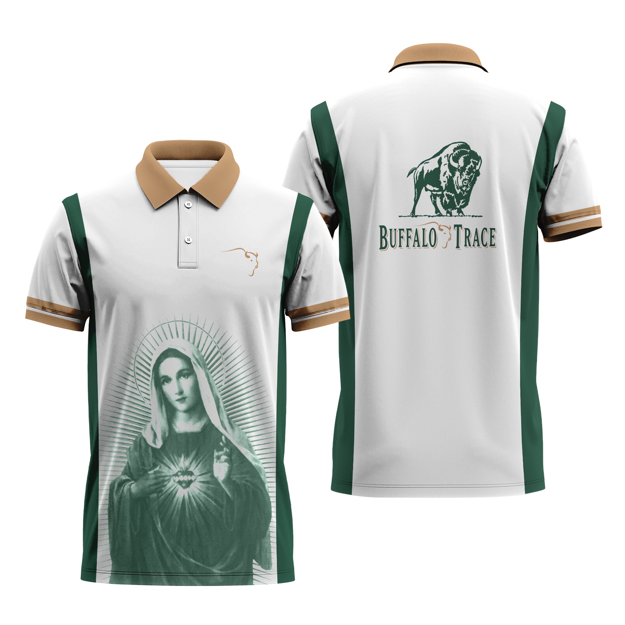Buffalo Trace Sacred Maria Polo Shirt | Buffalo Trace Polo Shirt