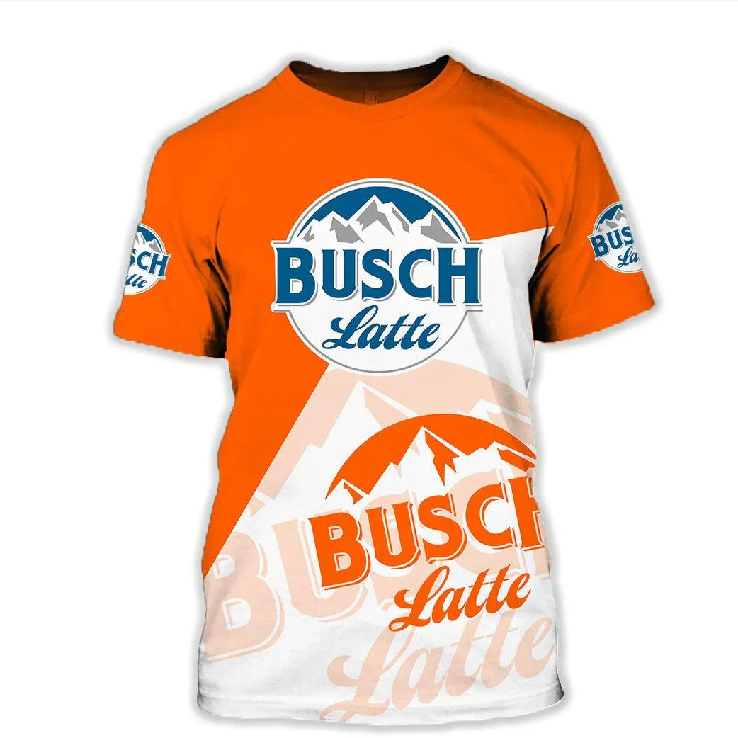 Busch Latte Orange T-Shirt | Busch Latte T-Shirt | AOP T-Shirt
