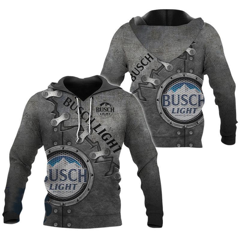 Busch Light Armour Steel Hoodie | Busch Light Brand Hoodie