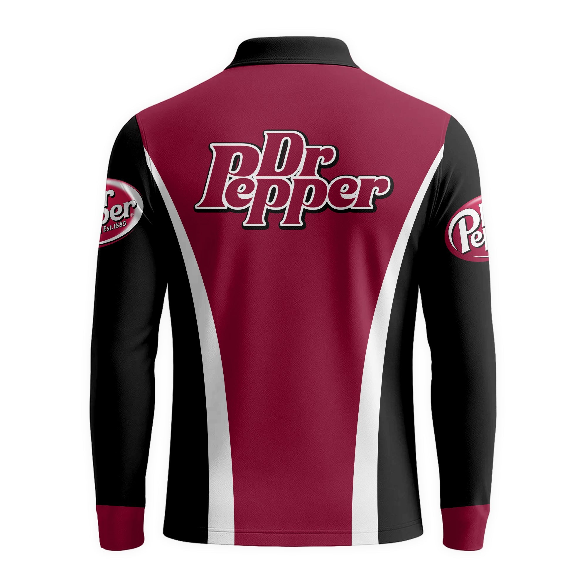 Dr Pepper Summit Flow Golf Long Sleeve Polo Shirt | Polo Shirt